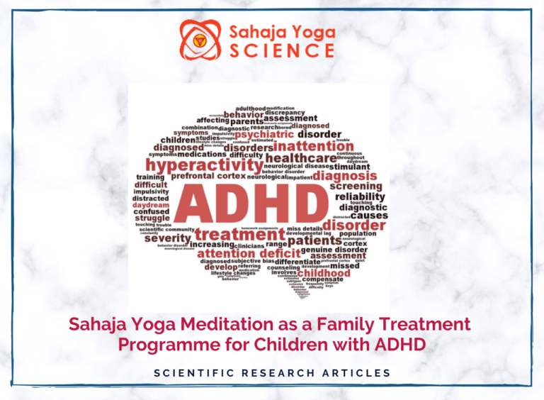 Sahaja Yoga Meditation as a Family Treatment Programme for Children ...